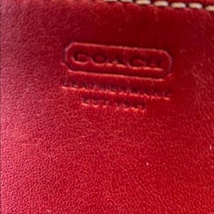 Coach | Bags | Coach Change Purse Red Vintage Leather Guc | Poshmark
